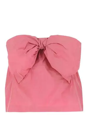 Red Valentino Bow-detail Skort - Pink