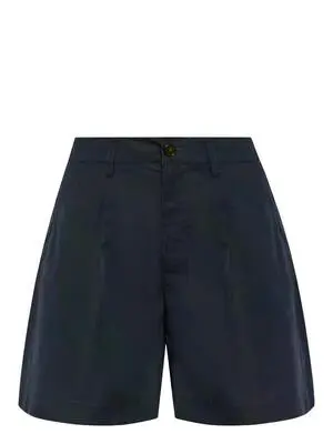 Woolrich High-rise Tailored Shorts - Blue