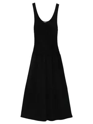 Theory Knitted Midi Dress - Black