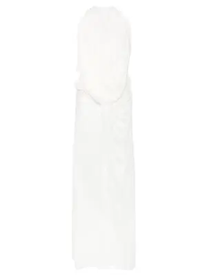 Christopher Esber Ripple Draped Maxi Dress - White
