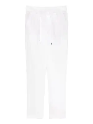 N.peal Atrani Linen Trousers - White