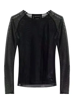 Y3 Mesh Long-sleeve Top - Black