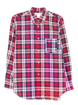 Comme Des Garçons Checked Shirt - Red