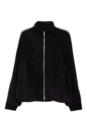 CROQUIS Zip-up Denim Jacket - Black
