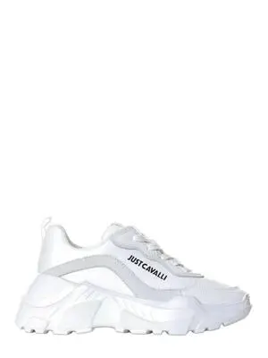 Just Cavalli Logo Sneakers - White