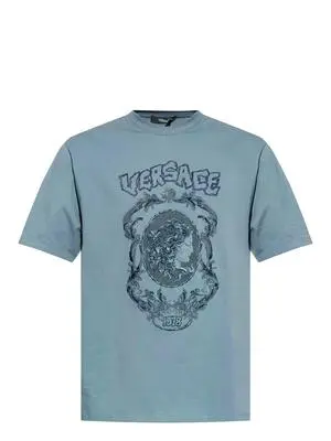Versace Graphic-print T-shirt - Blue