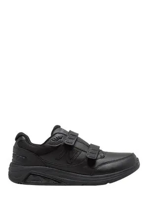 NEW BALANCE 928v3 Hook And Loop Leather Sneakers - Black