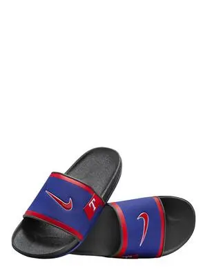 Nike Offcourt Slide Texas Rangers Deep Royal Blue/dark Smoke Grey/sport Red