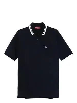 Gucci Cotton Polo Shirt - Blue