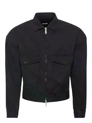 Dsquared2 Cropped Jacket - Black
