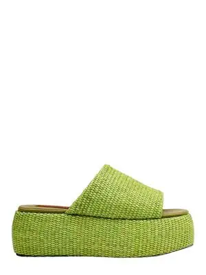SIMONMILLER Platform Sole Sandals - Green