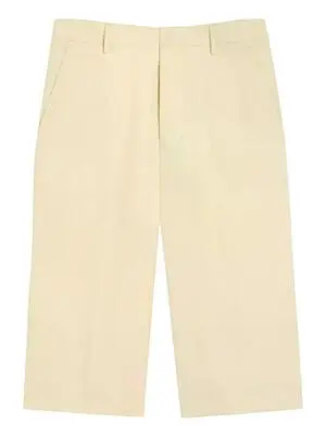 Ami Wool Bermuda Shorts - Yellow