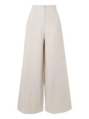 ANDRES OTALORA Encontrarte Linen Wide-Leg Trousers
