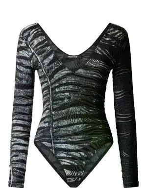 Roberto Cavalli Printed Body - Black