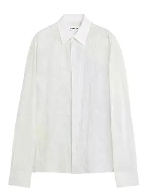 LANVIN Floral-patch Shirt - White