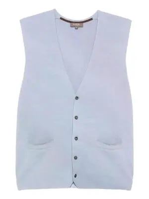 N.peal Chelsea Waistcoat - Blue