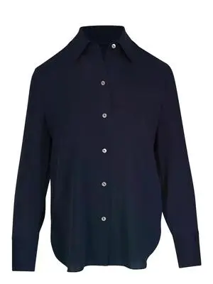 Vince Spread-collar Shirt - Blue
