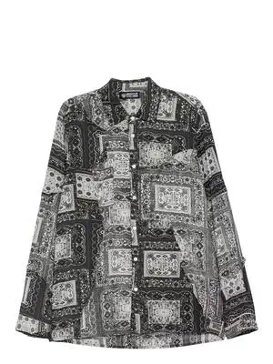 MOSTLY HEARD RARELY SEEN Paisley Cut Me Up Shirt - Grey