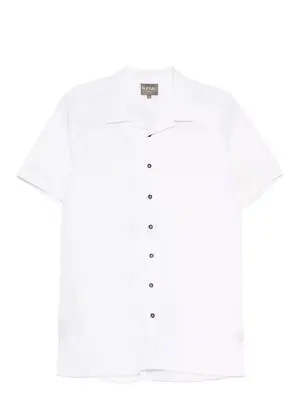 N.peal Cuban Collar Shirt - White