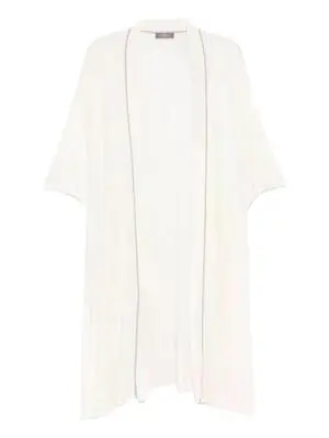 N.peal Linen Blend Kaftan Dress - Neutrals