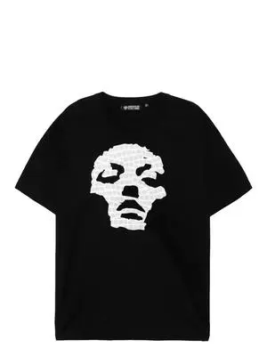 MOSTLY HEARD RARELY SEEN Barcode Face T-shirt - Black