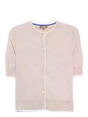 N.peal Button-front T-shirt - Purple