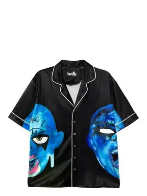 HACULLA. My Beautiful Dark Twisted Shirt - Black