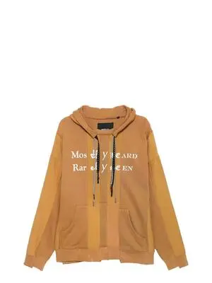 MOSTLY HEARD RARELY SEEN Spliced Hoodie - Brown
