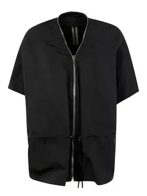 Rick Owens Zip-up Bomber Jacket - Black