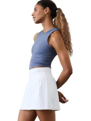 Athleta Salutation Stash High Rise Skort - Bright White