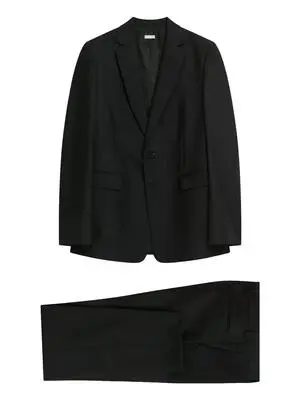 Dries Van Noten Wool Slim-fit Suit - Black