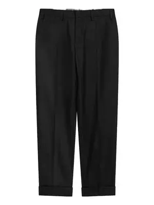 Dries Van Noten Wool Trousers - Black