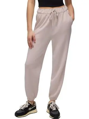 Prana PrAna Shea High-Waist Drawstring Joggers Almond