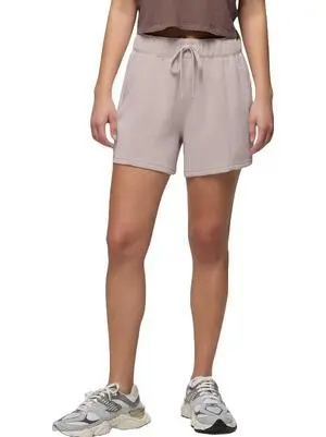 Prana Shea High-waisted Knit Shorts - Almond