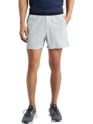 Ten Thousand Interval Unlined 5-inch Training Shorts - Light Grey