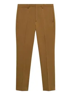 Mango MANGO Superslim Fit Stretch Trousers Ochre