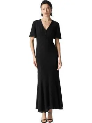 Missoni Long Dress In Cotton And Zigzag Viscose - Black