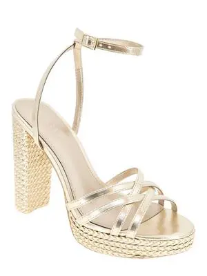 Bcbgmaxazria Orisa Platform Sandal - Platino