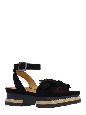 L'AMOUR DES PIEDS Alaric Platform Sandals - Black