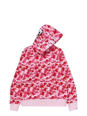 A BATHING APE ABC Camo 2nd Ape Hoodie Pink