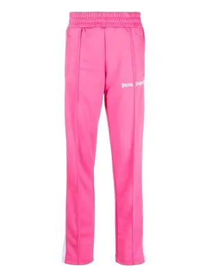 Palm Angels Track Pants - Fuchsia/white