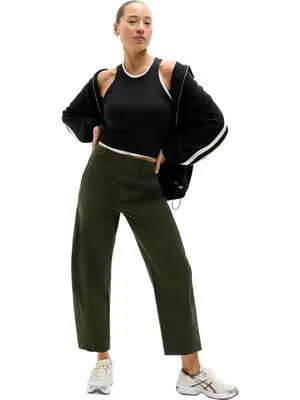 Athleta High-rise Barrel Leg Pants - Aspen Olive