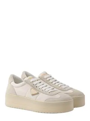 Prada Prada Downtown Bold Sneakers Ivory