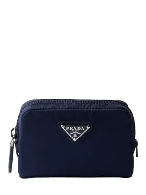 Prada Micro Re-nylon Pouch - Blue