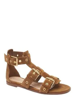 GIANVITO ROSSI Gianvito Rossi Suede Gladiator Sandal Texas