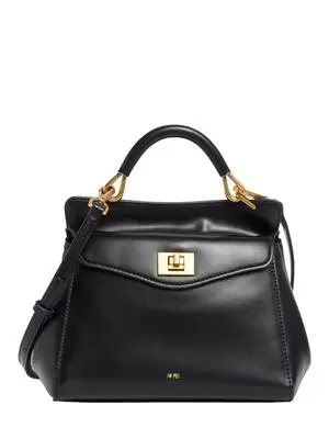 Jw Pei Lucia Faux Leather Top Handle Bag - Black