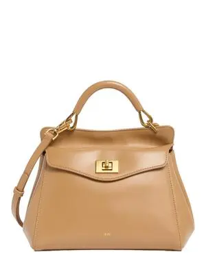 Jw Pei Lucia Faux Leather Top Handle Bag - Brown