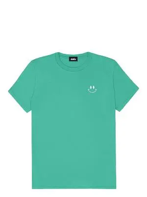DALIX Smile Face Tee - Teal