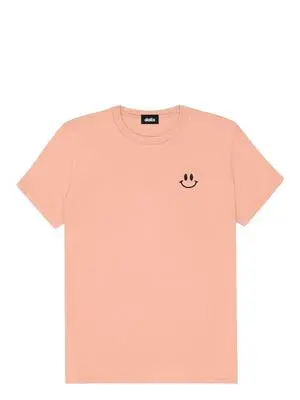 DALIX Smile Face Tee - Terracotta