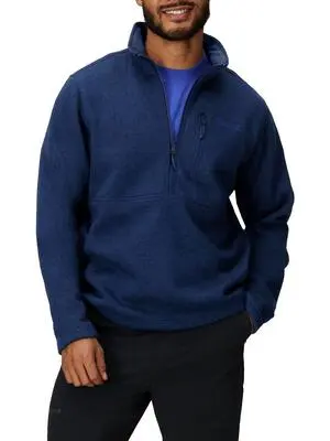 MARMOT Drop Line Half Zip Fleece Jacket - Arctic Navy Heather